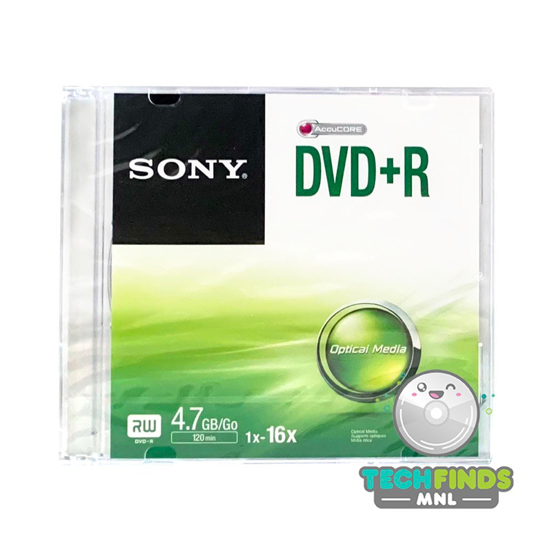 Sony DVD+R / DVDR 4.7GB Blank Disc with Slim Case (1 PC. ONLY) | Shopee Philippines
