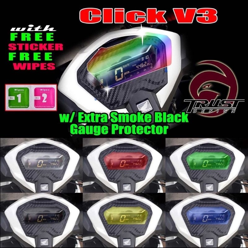 Click v3 Honda 2in1 Panel and Gauge Protection (Anti-Scratch) | Shopee ...
