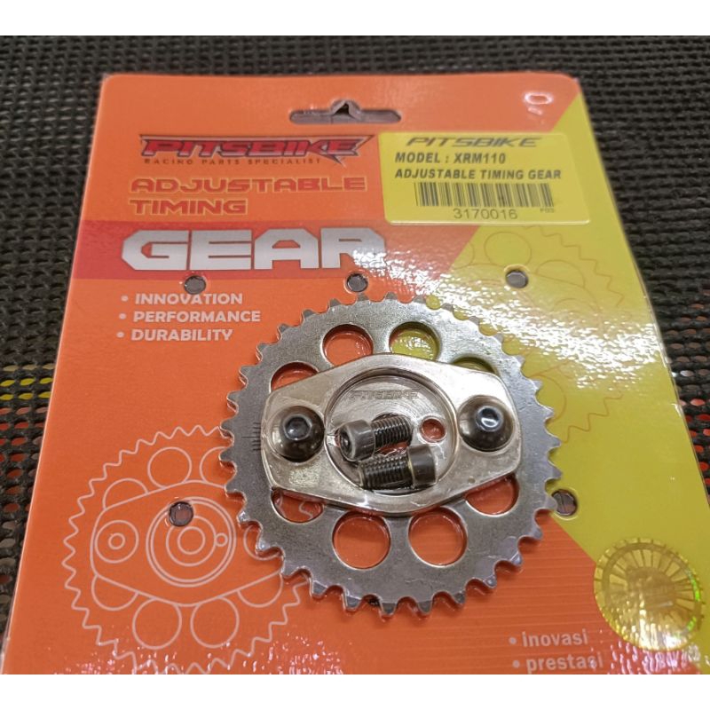 PITSBIKE ADJUSTABLE TIMING GEAR FOR HONDA XRM 110 | Shopee Philippines