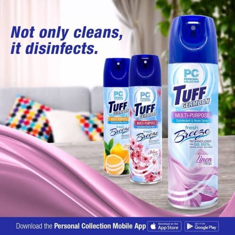 TUFF GERMBAN ROOM SPRAY 250ML | Shopee Philippines