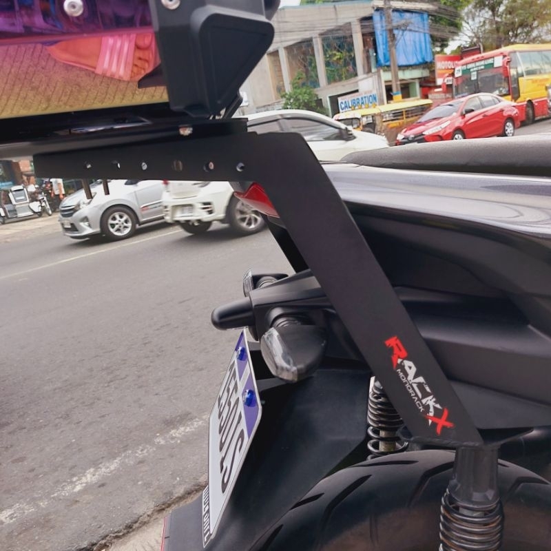 Aerox V1 V2 alloy top box bracket / Rack x and DC monorack for Aerox V1 ...