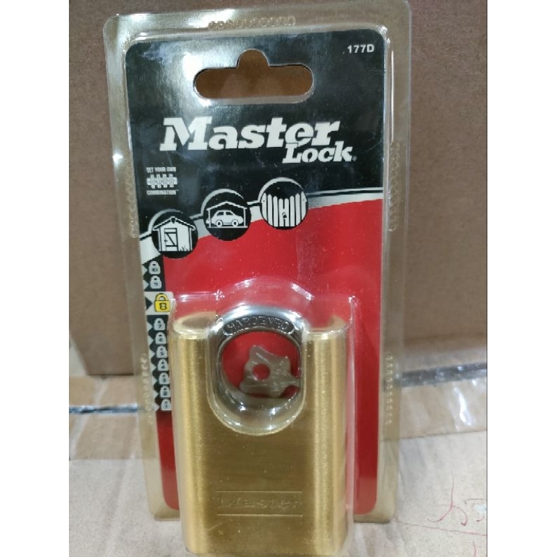 Master Lock Resettable Combination Padlock 177D | Shopee Philippines