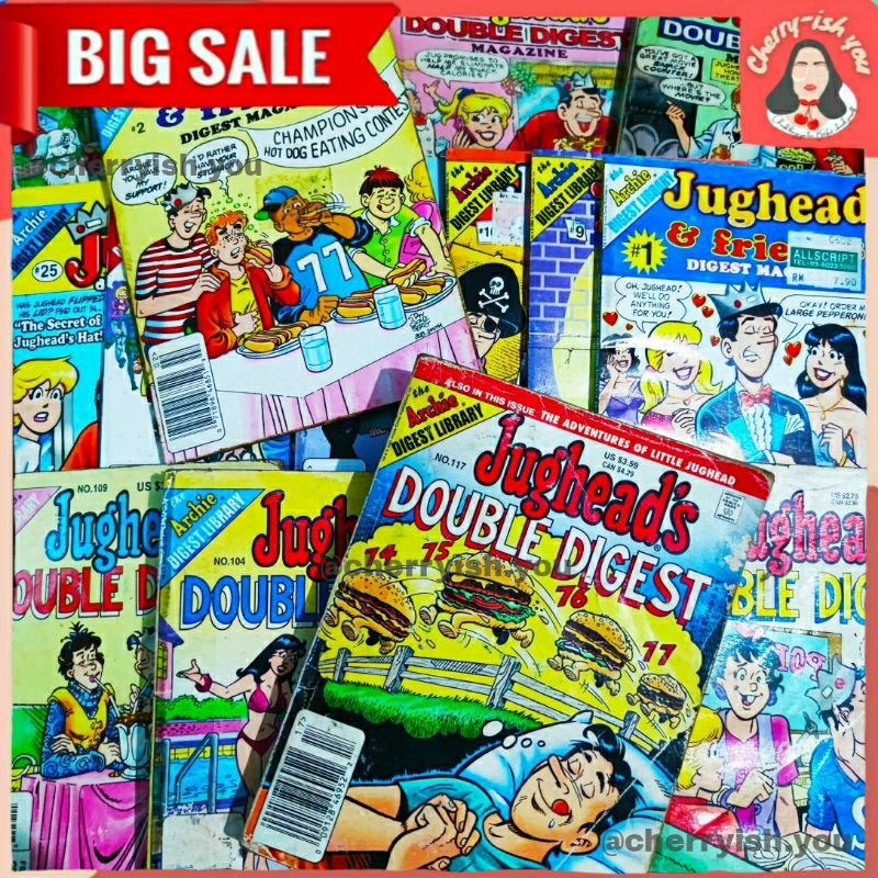 ARCHIE, JUGHEAD & PALS N GALS DOUBLE DIGEST MAGAZINE (#21 - 242)VINTAGE: Comics Wholesale ...