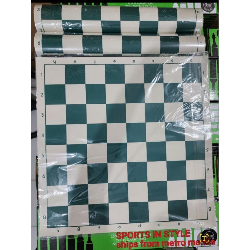 Verza Roll Up Chess Mat only (Chess pieces not included) | Shopee ...