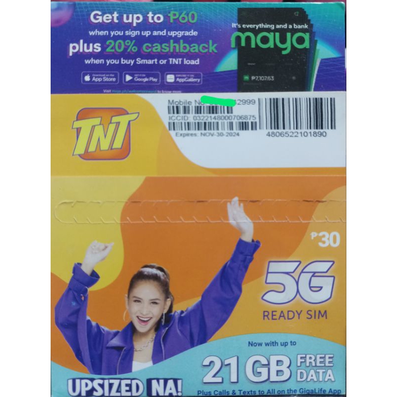 TNT 5G READY SIM Special Number (XXXXXXX0222) (XXXX0000372) | Shopee ...