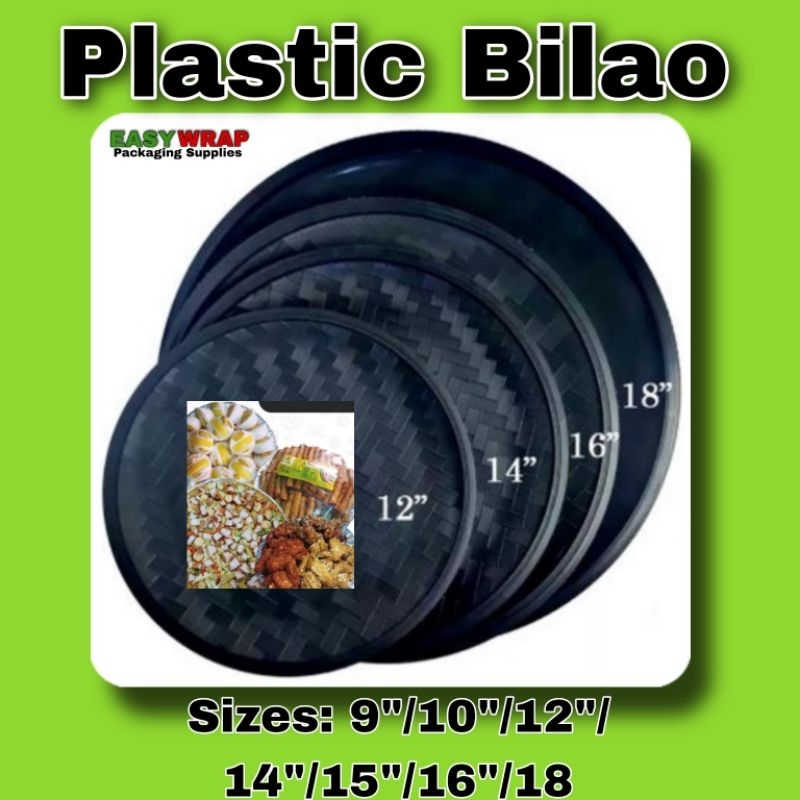 (5 pcs) Plastic Bilao 10"/12"/14"/15"/16"/18" high Quality | Shopee ...