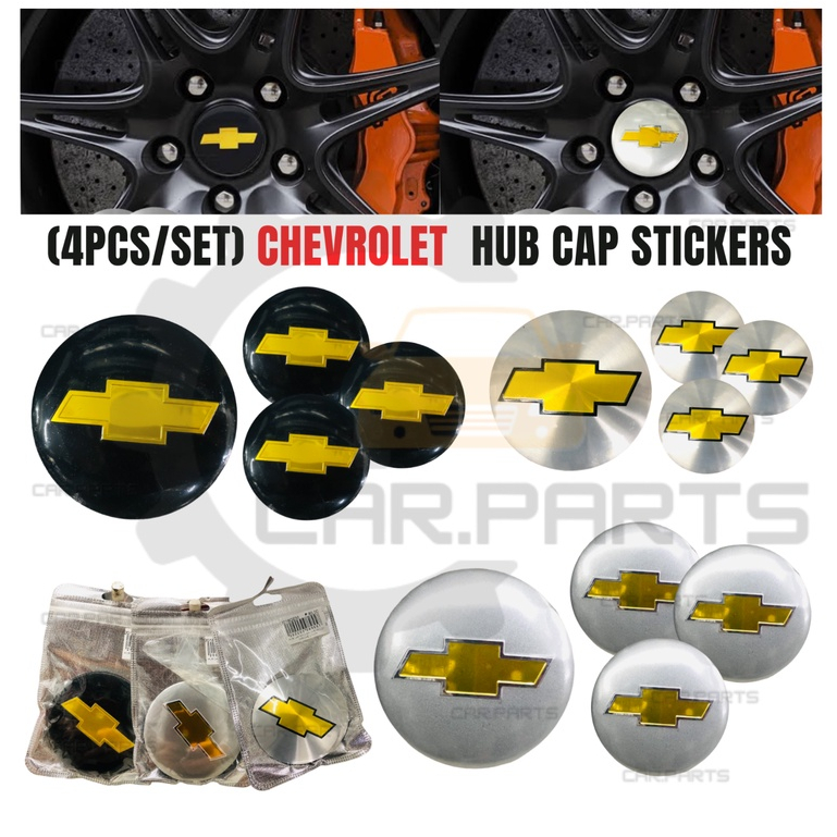CP 2”/2.5” Chevrolet Logo Car Wheel Center Hub Cap Sticker Emblem ...