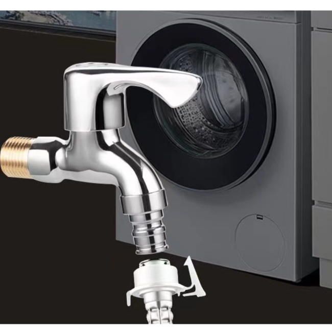 Heavy Duty Wall Faucet 1/2 x 2" STAINLESS AND PVC | Shopee Philippines