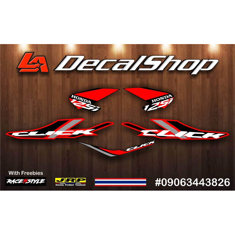 Honda Click V2 125 i stock decals 2021 model (custom) | Shopee Philippines