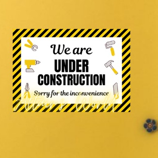 Signage: Area Under Construction | Men at Work Aesthetic Sign ...