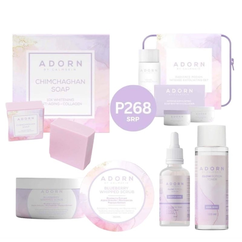 Adorn Rejuvenating Set , Scrub , Soap , Toner , Serum | Shopee Philippines
