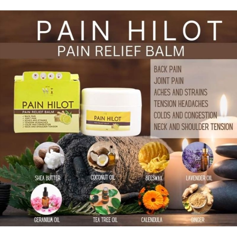 Pain Hilot (Pain Relief Balm) back pain, joint pain etc. | Shopee ...