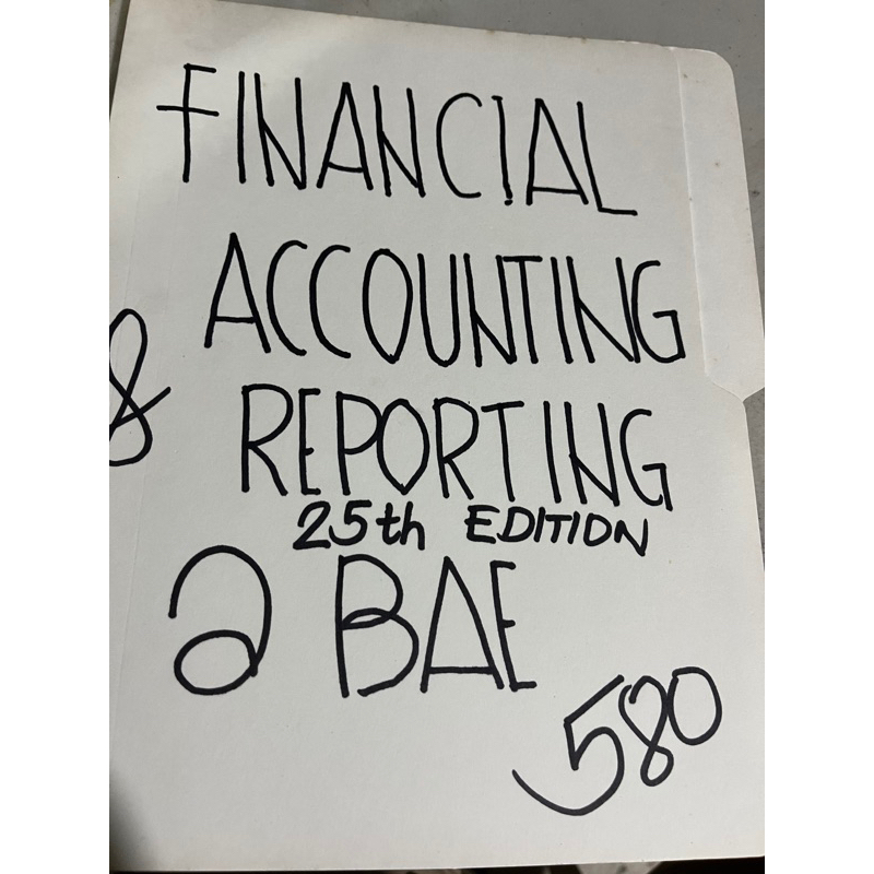 Financial Accounting and Reporting 25th Edition BAE | Shopee Philippines