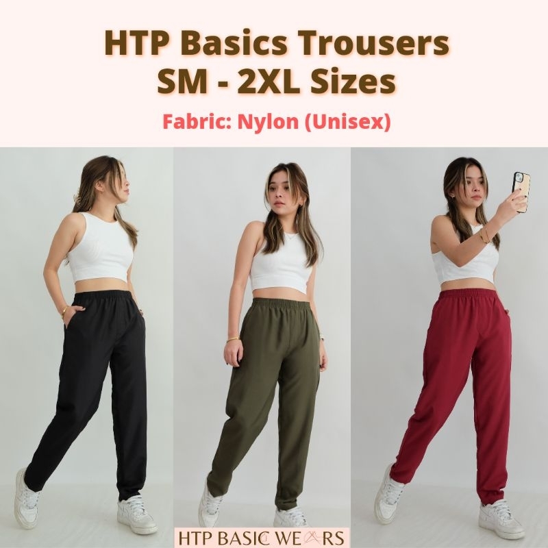 HTP Basics Trousers (Unisex) | Shopee Philippines