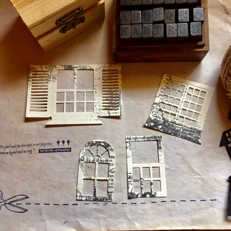 KARTEEB assorted windows for journaling, scrapbooking and diary ...