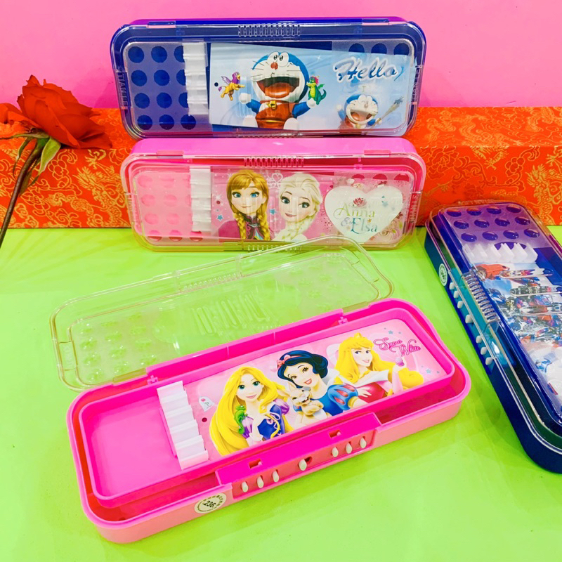 pencil case password pencil box platick pencil case 2layer pencil case ...