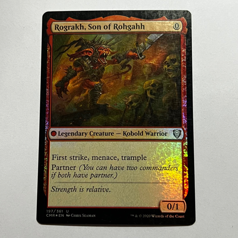ROGRAKH, SON OF ROHGAHH | KOBOLD WARRIOR | CMR COMMANDER LEGENDS | RED ...