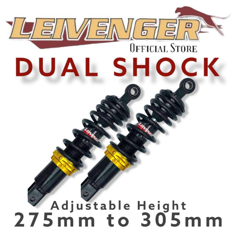LEIVENGER Dual Shock Absorbers 275mm to 305mm | Shopee Philippines