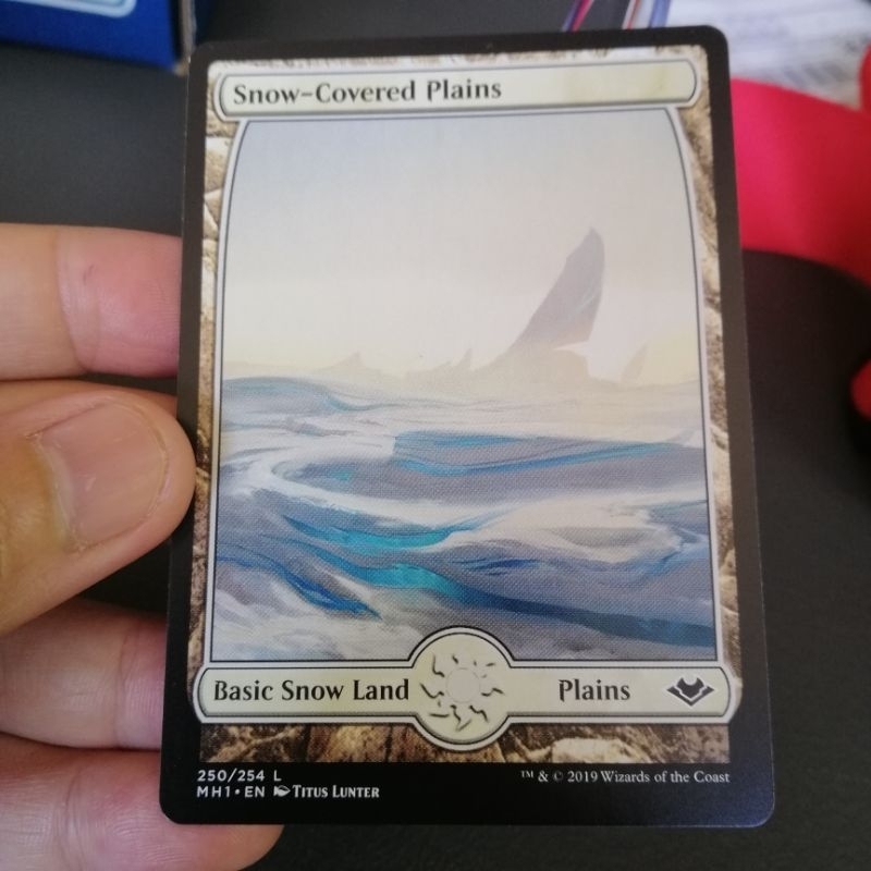 1 Snow-covered Plains MH1 modern horizons 1 MTG card magic commander ...