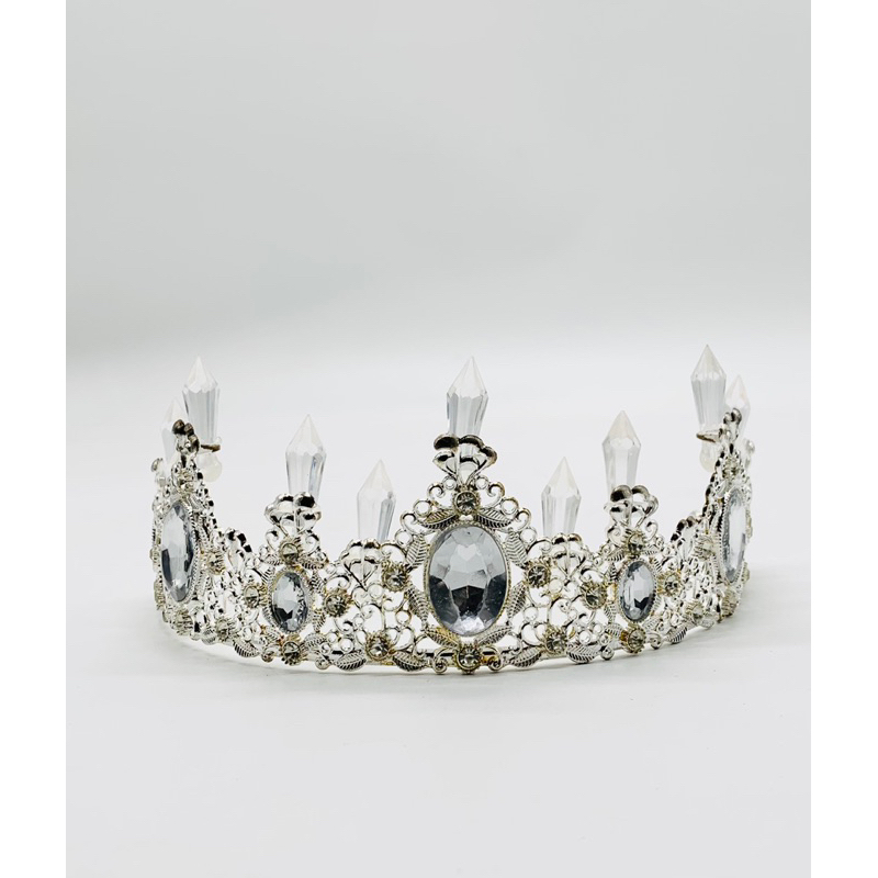 Queen Floral Clear Austrian Crystal Column Tiara Crown | Shopee Philippines