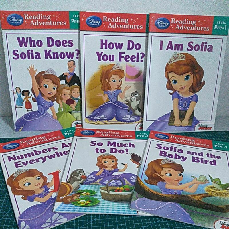 Reading Adventures Sofia the First Level Pre-1 6books set Secondhand | Shopee Philippines