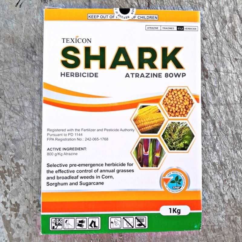 SHARK 80WP ATRAZINE HERBICIDE (1 KILO) TEXICON | Shopee Philippines