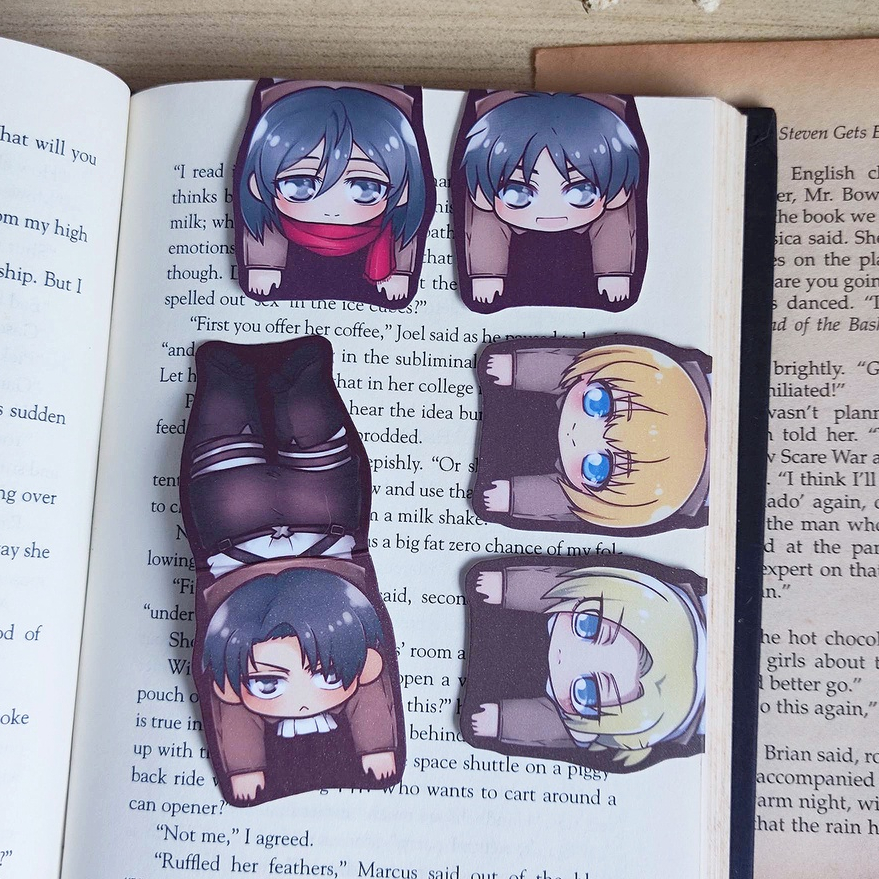 Attack on Titan Chibi Magnetic Bookmarks (UPDATED!) | Shopee Philippines
