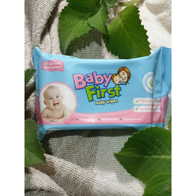 Baby First Baby Wipes (30 Sheets Unscented) | Shopee Philippines