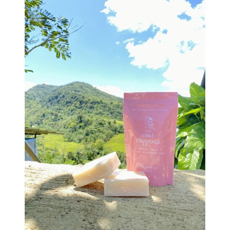 WHAT HAPPENED PEACH SOAP (10x WHITENING EFFECT) | Shopee Philippines