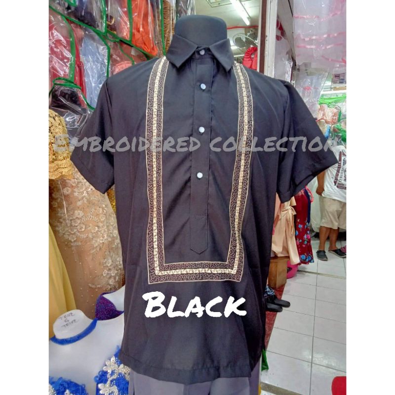 Polo Barong Polo Barong ( Short Sleeves) computirize embroidery ...