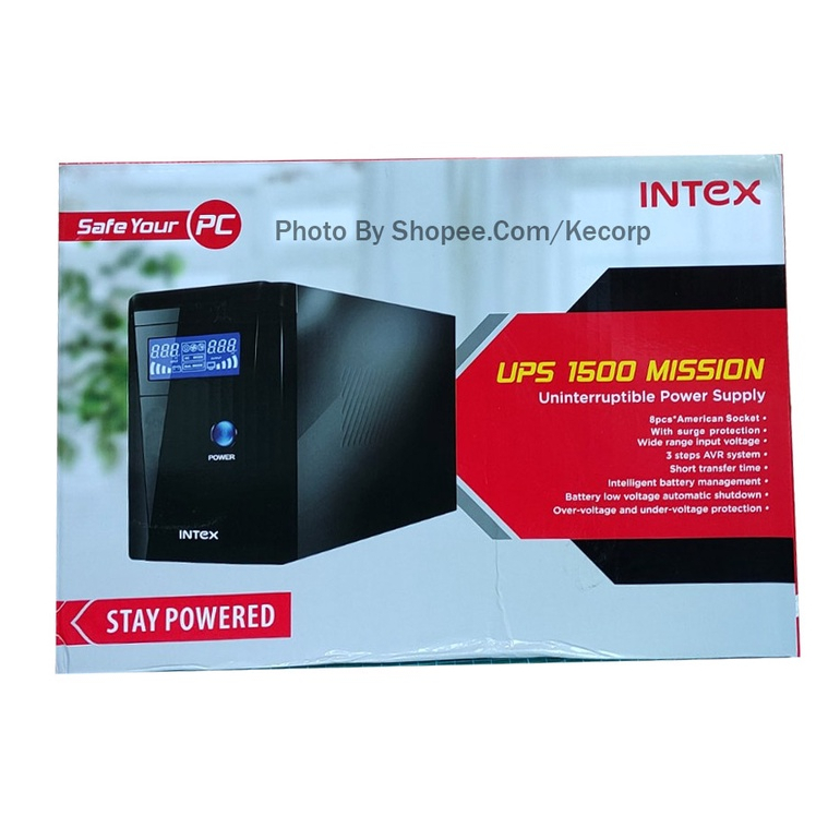 Intex UPS 1500VA with LCD Display S4 GDSFPH_S4 | Shopee Philippines