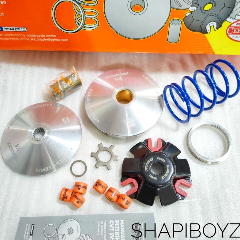 Pitsbike cvt set v4 mio sporty 105mm | Shopee Philippines