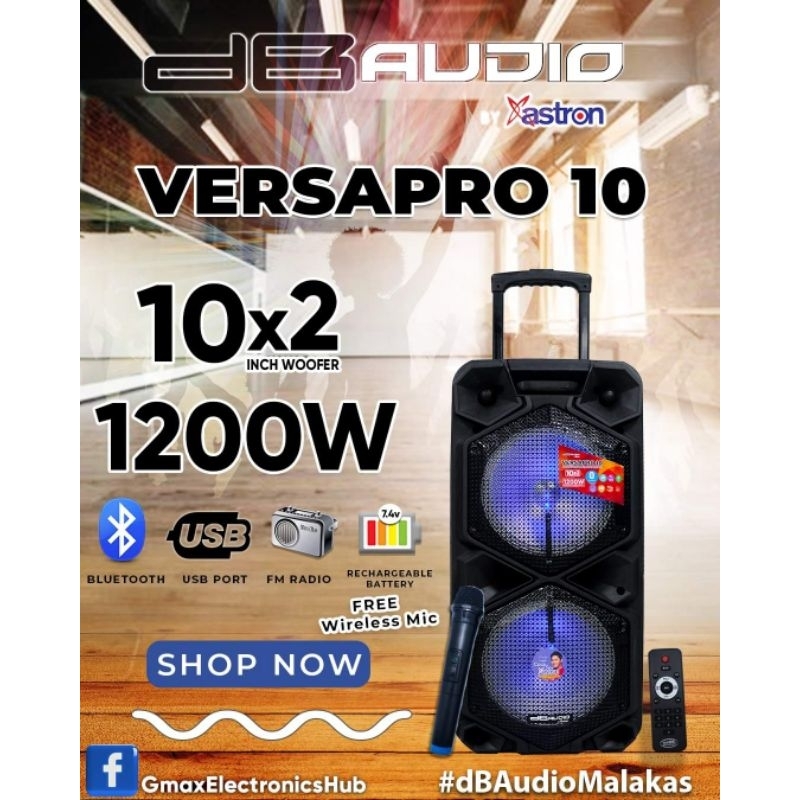 DB AUDIO VersaPro-10 Professional PA Speaker | Shopee Philippines