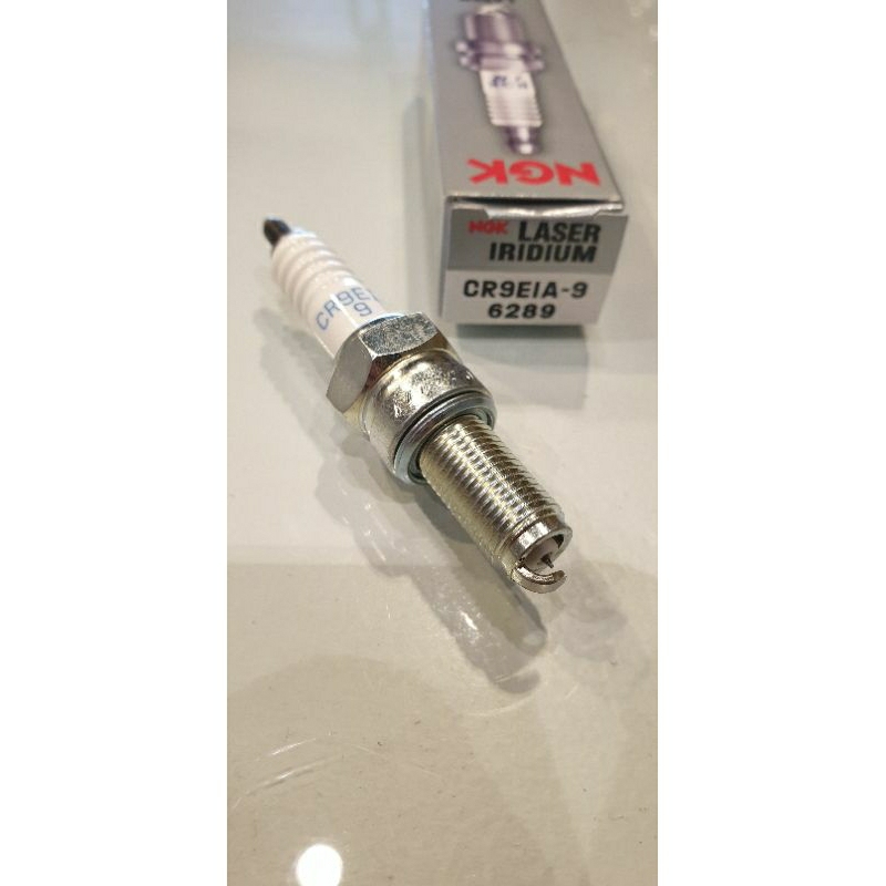 Original/Genuine CR9EIA-9 NGK SPARK PLUG Laser Iridium JapanLong thread Big Bikes XRM125 ...