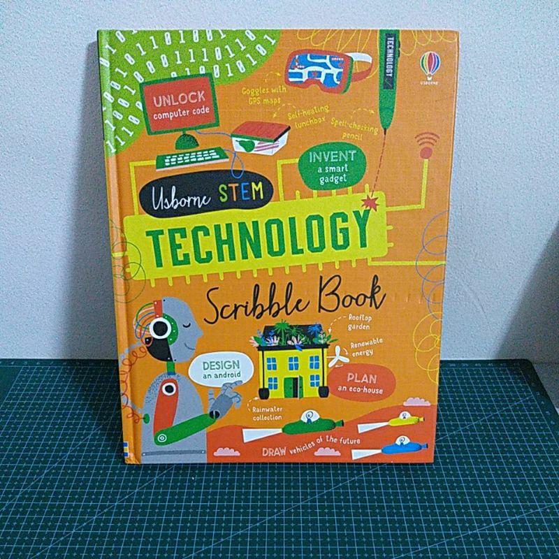 Usborne STEM Technology Scribble Book Hard Cover Secondhand Unused | Shopee Philippines