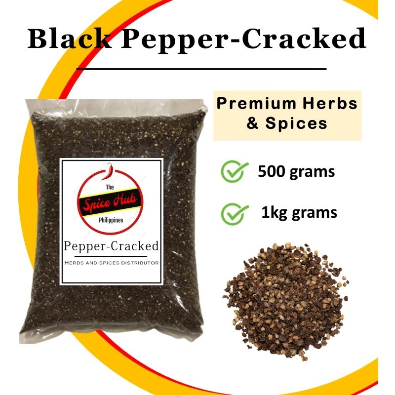 herbs and spices(black pepper cracked 1kg) | Shopee Philippines