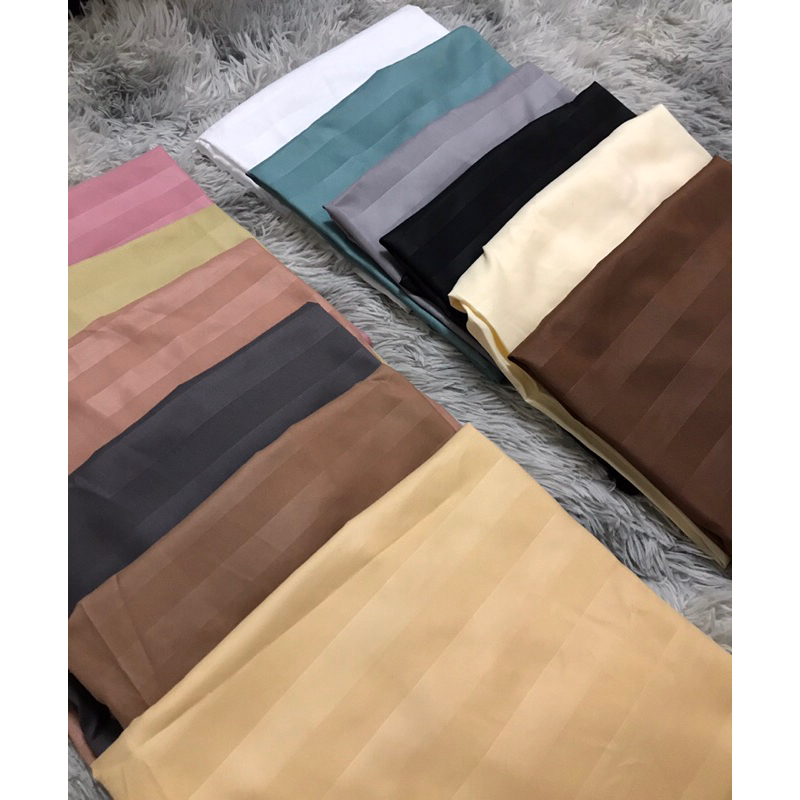 Canadian Flat sheet - Plain stripe 100% good quality 70x90 inches ...