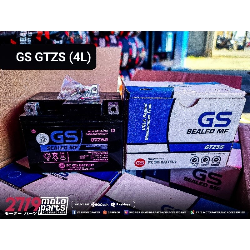 GS Battery GT7S (4L) *Genuine | Shopee Philippines
