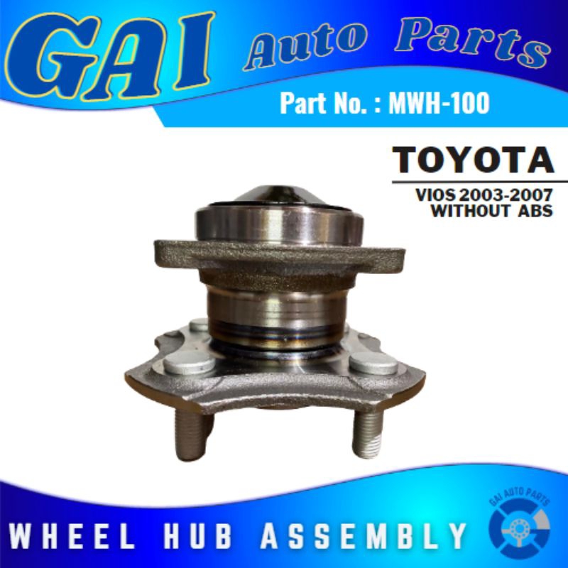 Wheel Hub Assembly for Toyota Altis 2001-2007 with ABS | MOHASHI ...