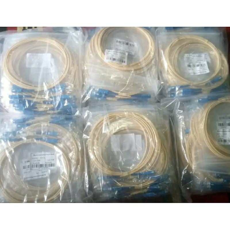 FIBER OPTIC PATCHCORD BLUE ( TELCO ) 10PCS PER BUNDLE | Shopee Philippines