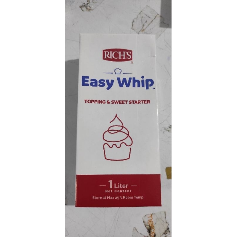 (cheapest) Rich's Easy whip 1LITER exp MARCH 2026 JNT Courier only ...