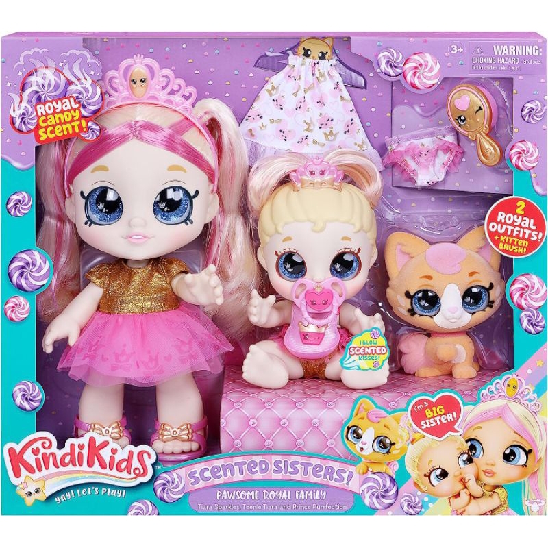 Kindi Kids Scented Sisters Pawsome Royal Family | Shopee Philippines