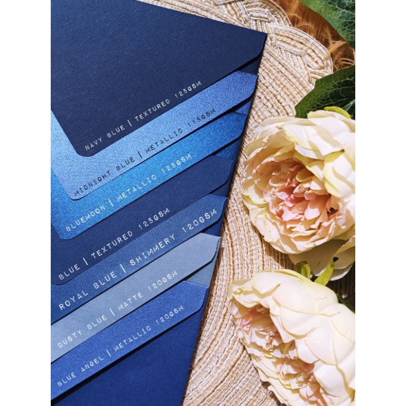 Envelope Invitation for Wedding and Birthdays | Royal Blue, Blue, Blue ...