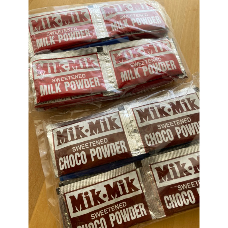 Mik Mik Sweetened Milk And Chocolate Powder 20 Sachets 5g Per Pack Shopee Philippines