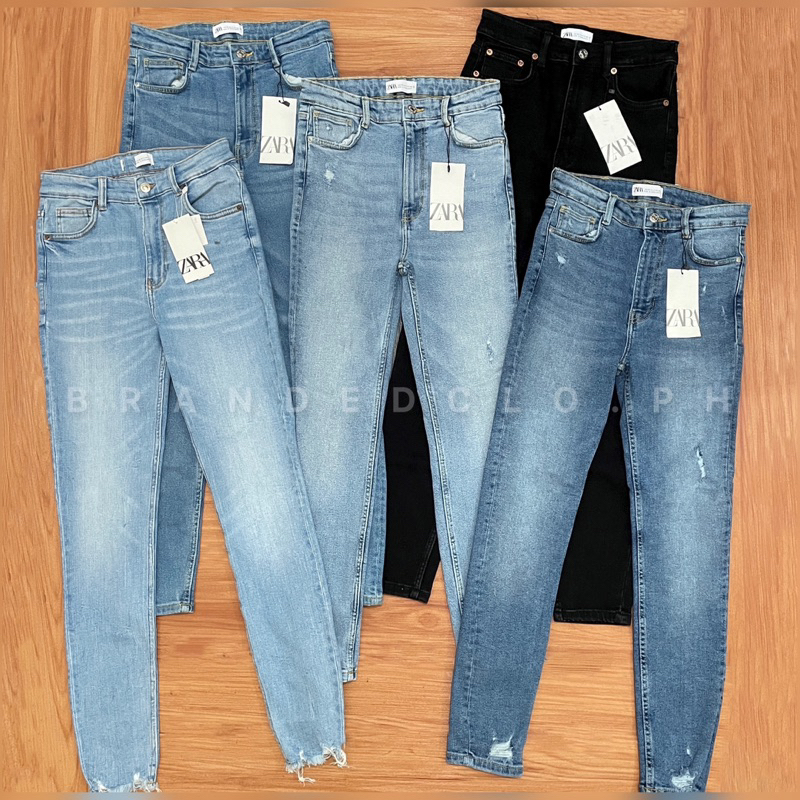 Kids fittings: Z*A.RA High-Waist Stretchable Skinny Jeans | Shopee ...