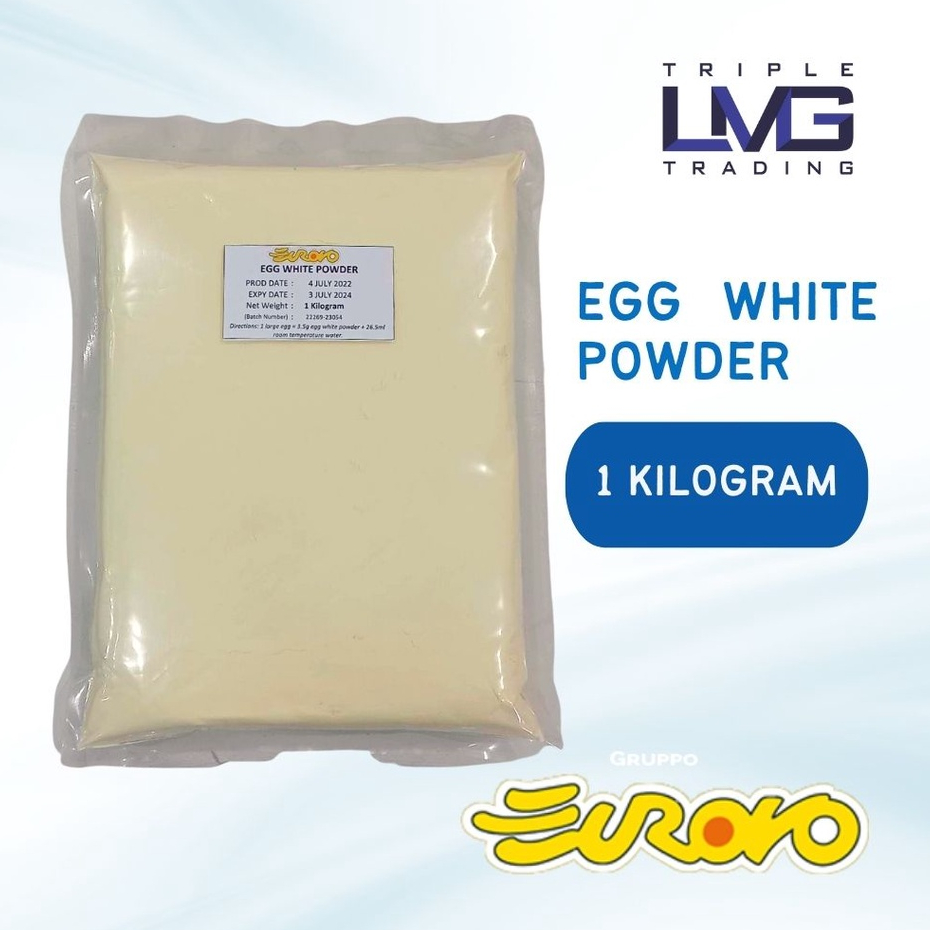 EUROVO EGG WHITE POWDER 1 KILOGRAM ( Made in Italy) | Shopee Philippines