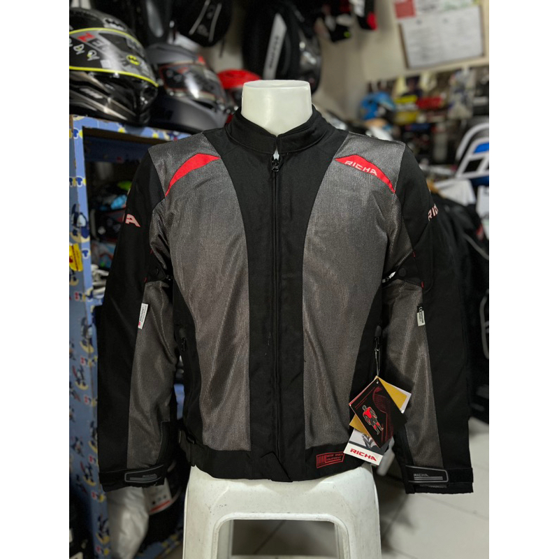 RICHA fully padded mesh riding jacket | Shopee Philippines