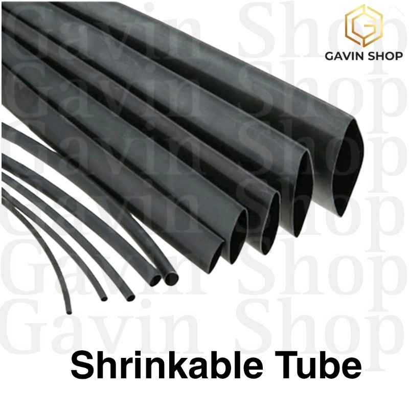10 Meters Heat Shrinkable Tube Black (sizes:1mm to 10mm) | Shopee ...