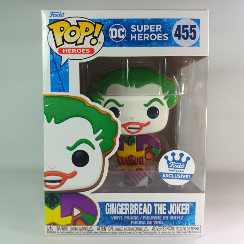 Funko Pop DC Heroes - Gingerbread The Joker #455 Funko Shop Exclusive ...