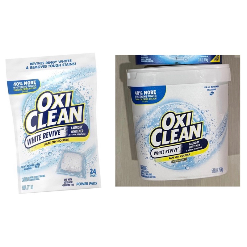 OxiClean White Revive Laundry Whitener & Stain Remover | Shopee Philippines